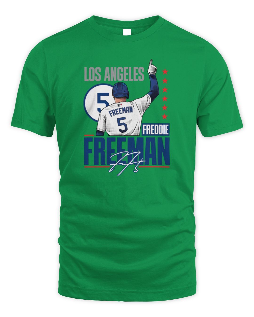 Pantone 294 Shop LA Dodgers Freddie Freeman #5 Tee