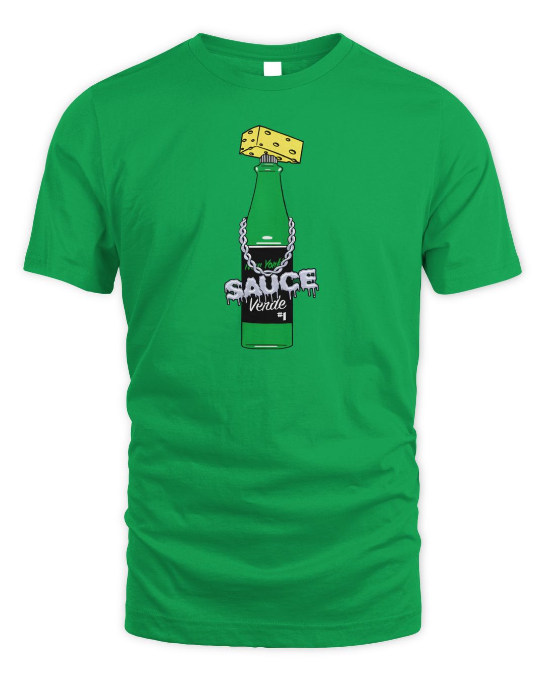 In The Clutch Cheesehead Sauce Verde Shirt