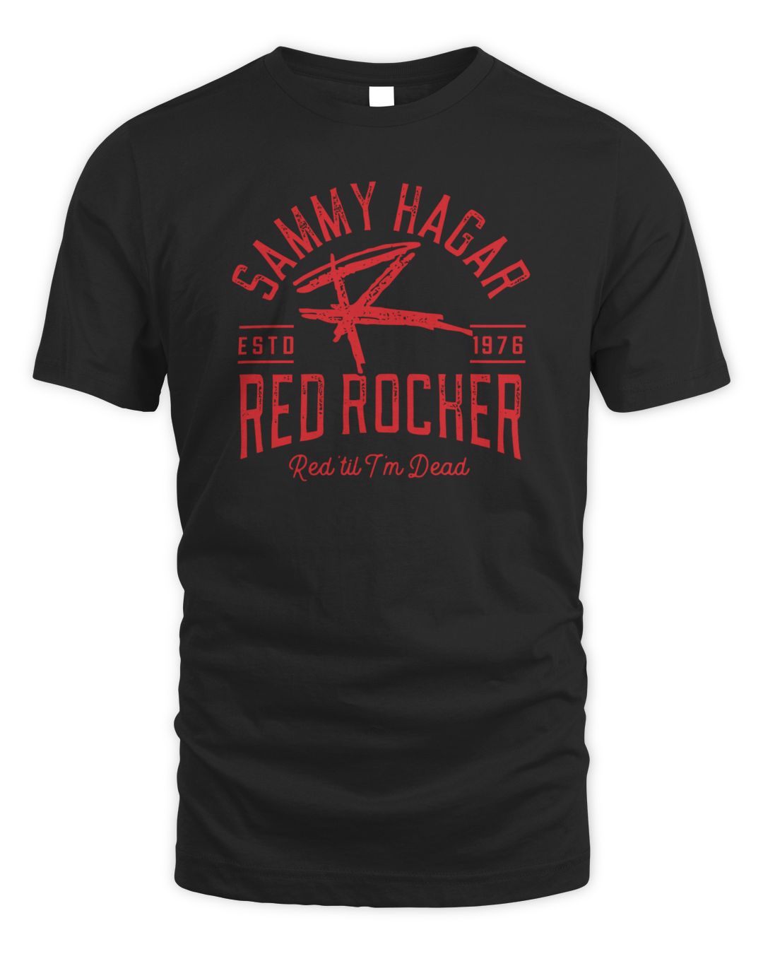Red Rocker Merch Sammy Hagar Rocker T Shirt