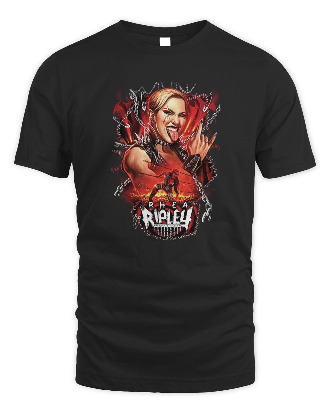 Wwe Rhea Ripley Chains T-Shirt