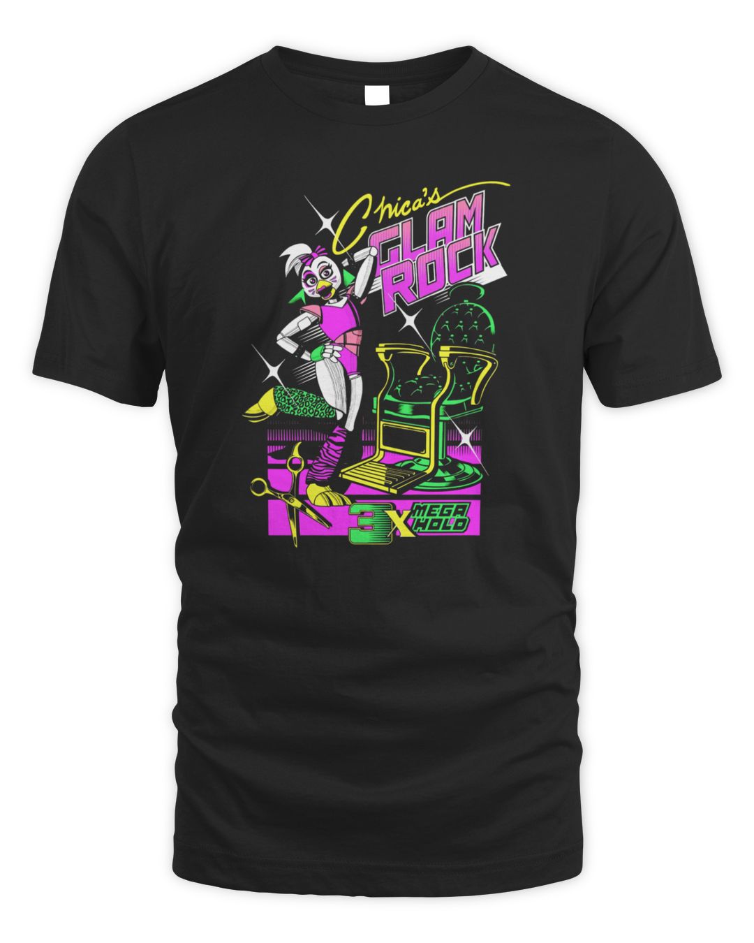 Chica's Glam Rock Shirt TheoryWear Fnaf Movie Merch