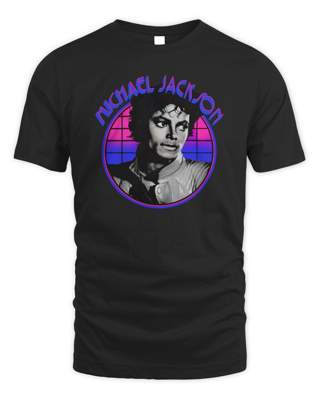 Michael Jackson Circle Photo T-Shirt