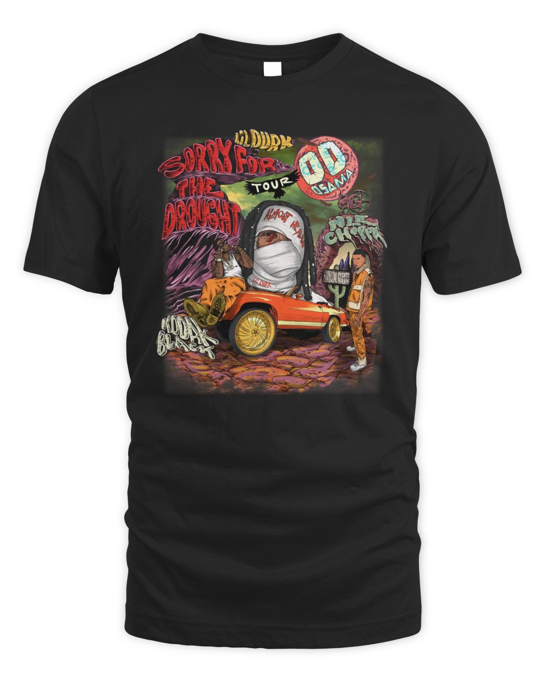 Otf Gear Merch Sorry For The Drought Tour T-Shirt