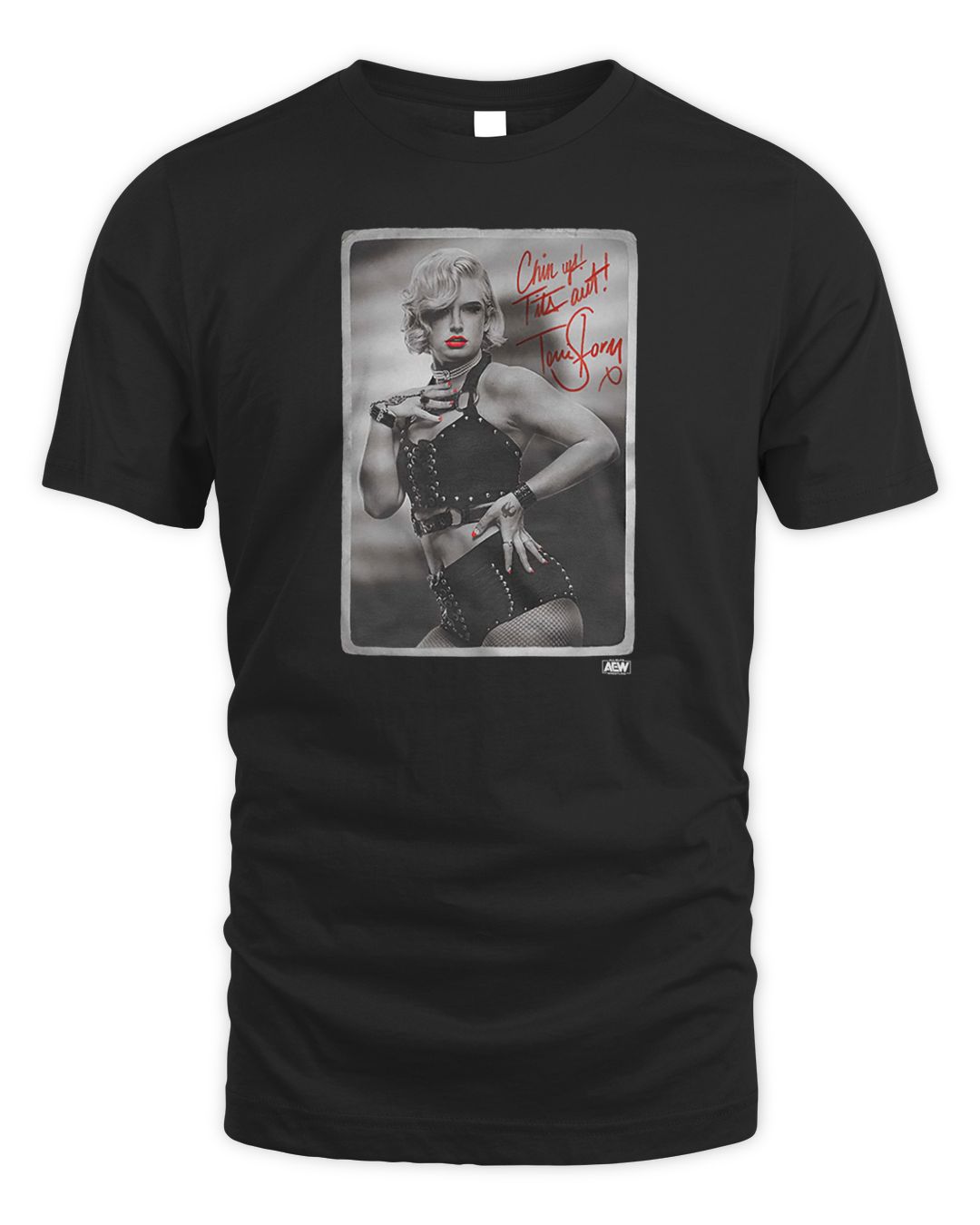 Aew Toni Storm Chin Up Tits Out T Shirt
