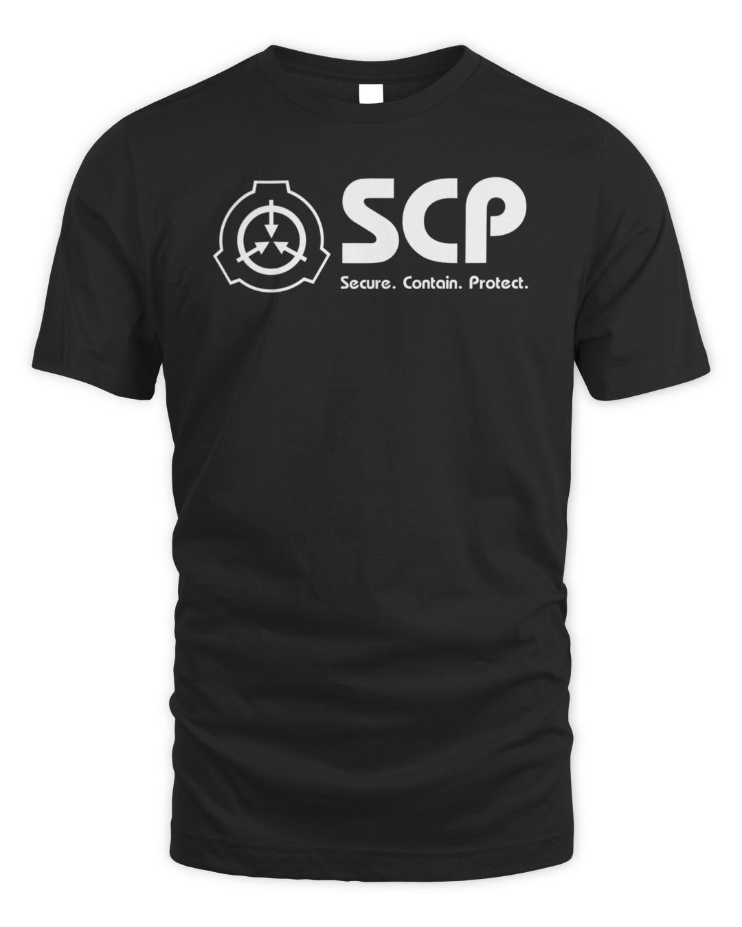Scp Merch Store SCP Logo and Slogan T-Shirt | Vecge