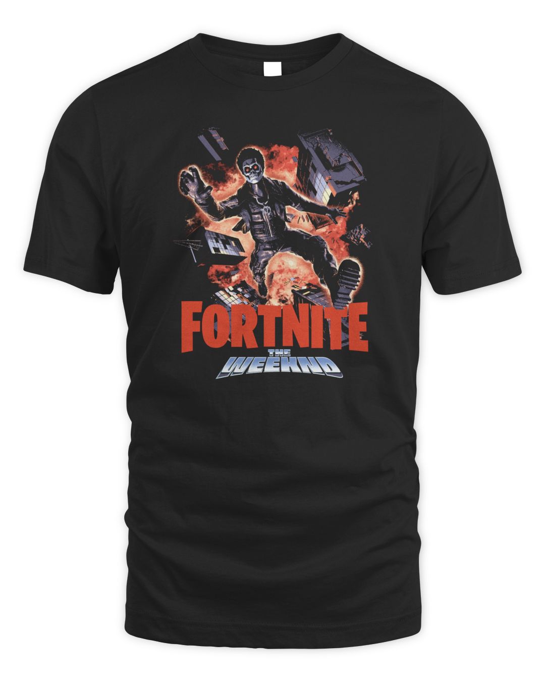 Fortnite The Weekend Merch The Weeknd X Fortnite Cut Off Shirt