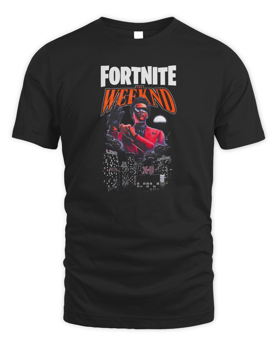 Fortnite The Weekend Merch The Weeknd X Fortnite Cup Shirt