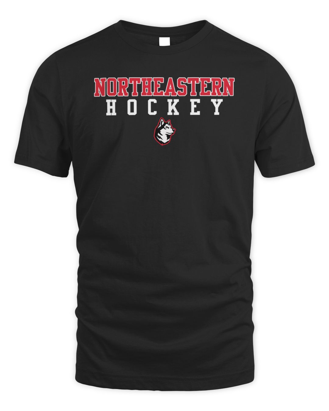 Northeastern Huskies Icon Logo Hockey Shirt Northeastern Merch