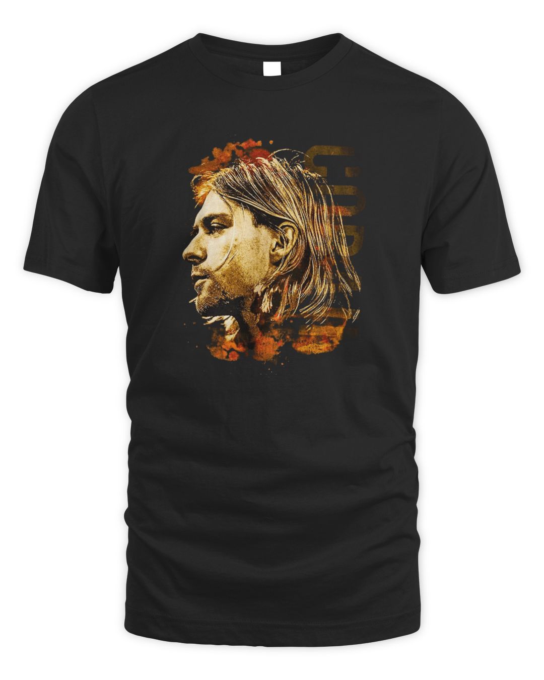 Kurt Cobain Side View Merch Shirt Kurt Cobain Merch