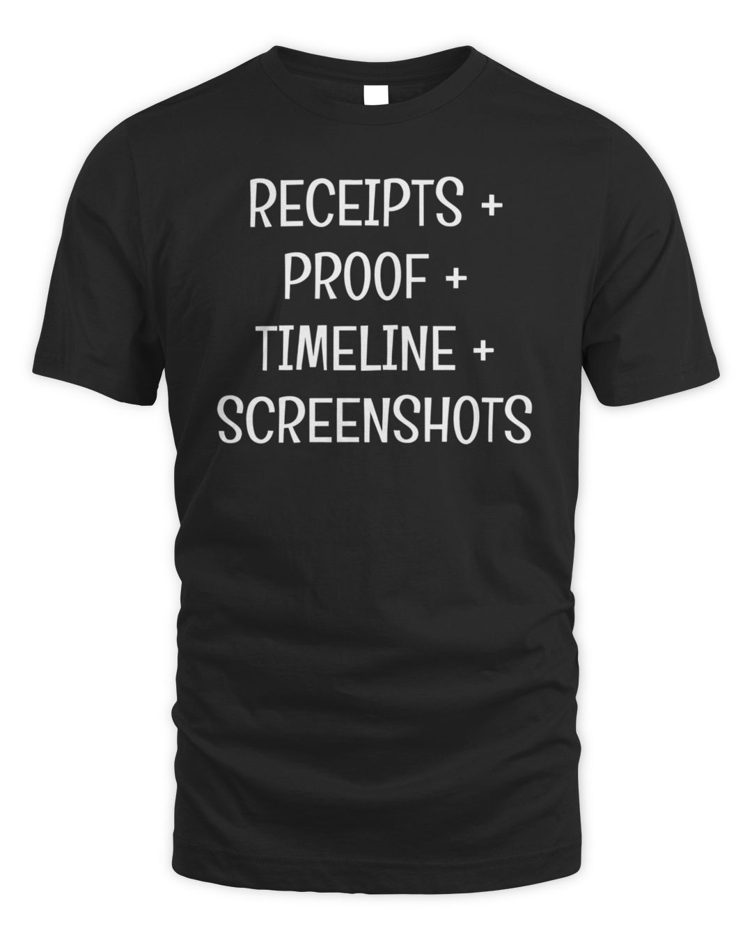 Receipts Proof Timeline Screenshots Merch