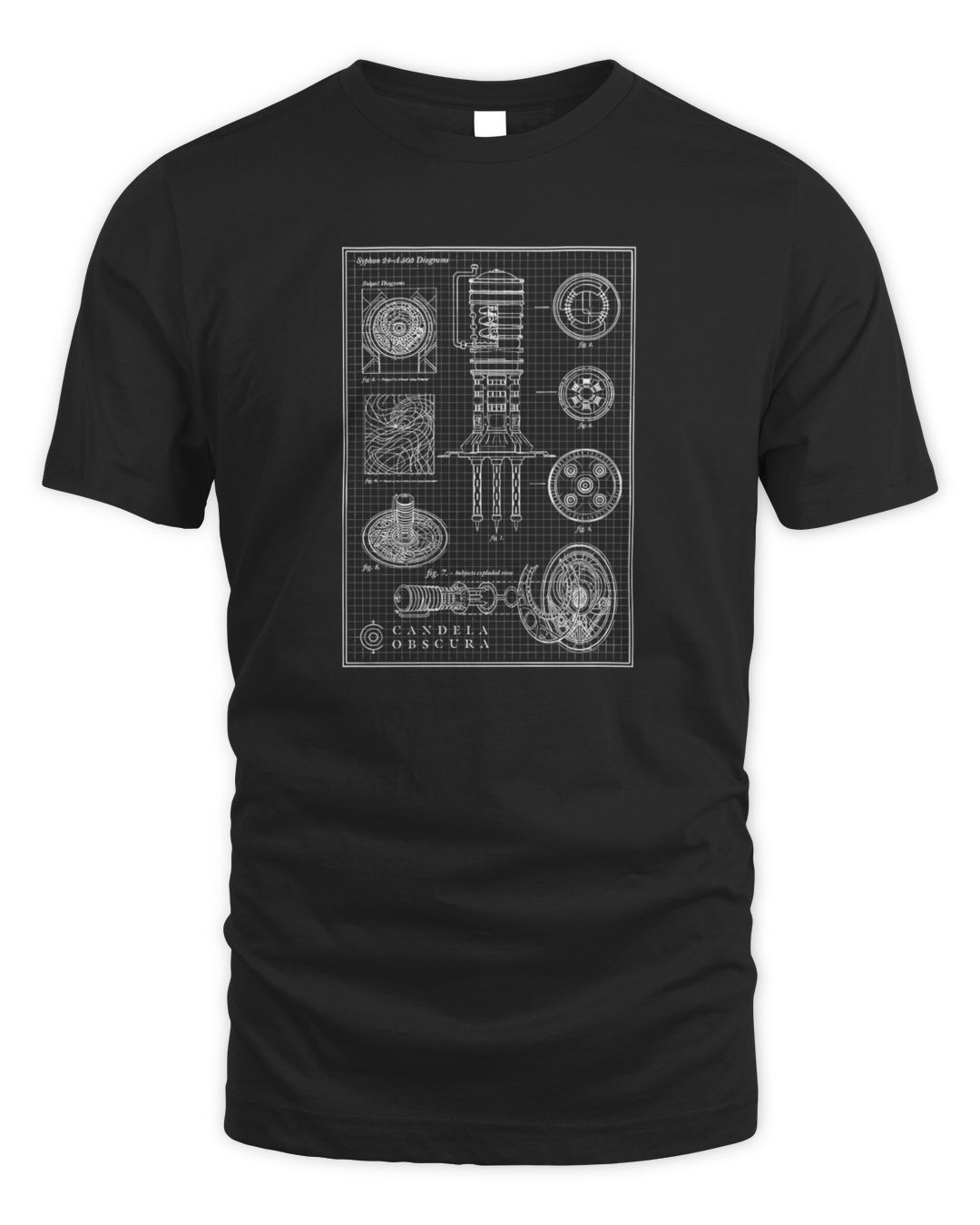 Shop Critical Role Merch Candela Obscura Blueprint T-Shirt