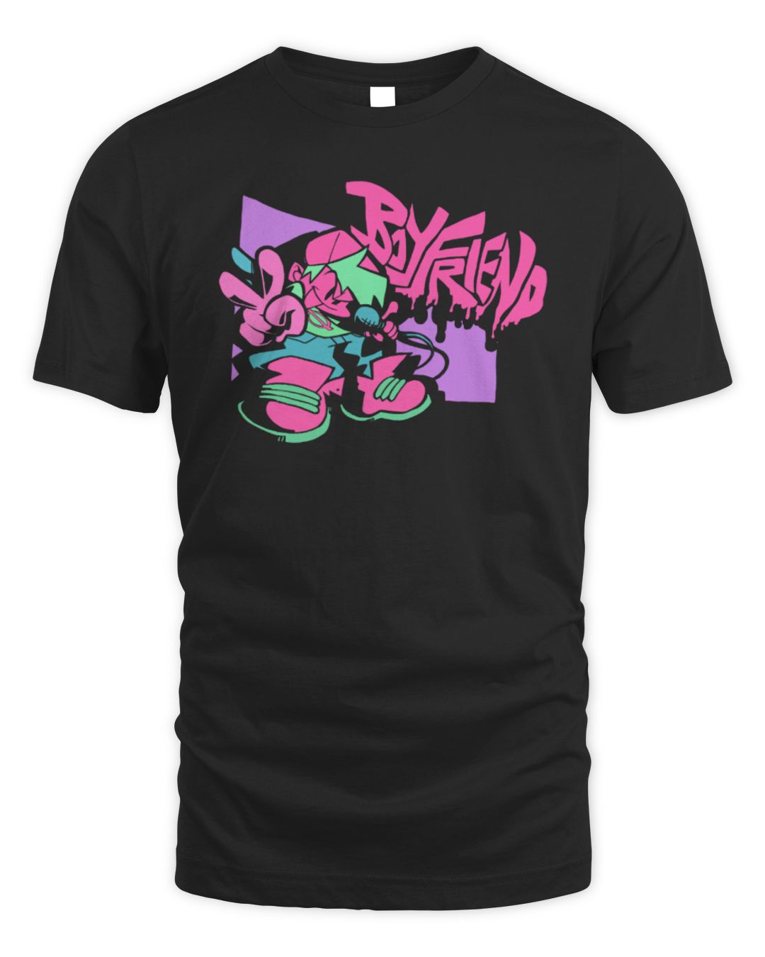 Needlejuice Records Fnf Merch Friday Night Funkin Boyfriend T-Shirt