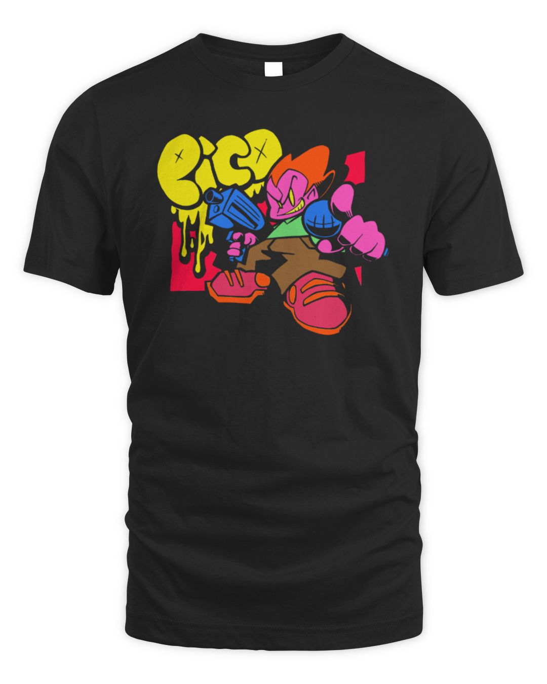 Needlejuice Records Fnf Merch Friday Night Funkin Pico T-Shirt