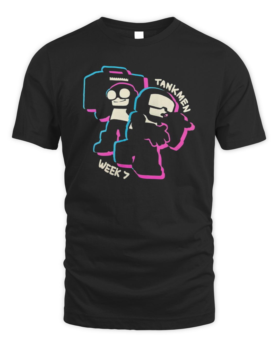 Needlejuice Records Fnf Merch Friday Night Funkin Tankman T-Shirt