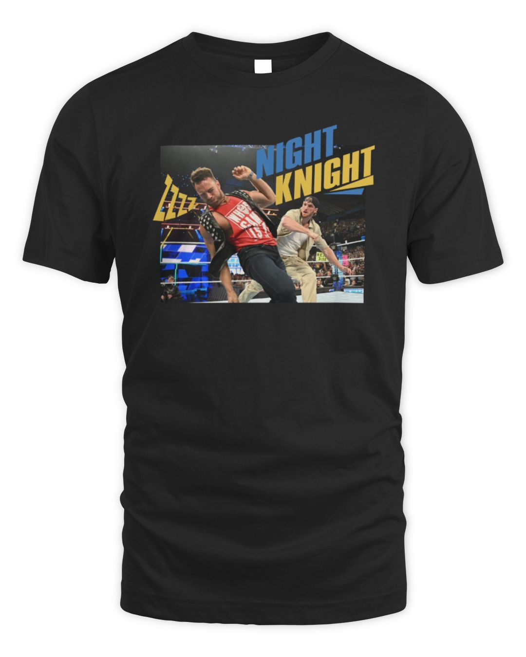 Logan Paul Merch Wwe Logan Paul Night Knight T-Shirt