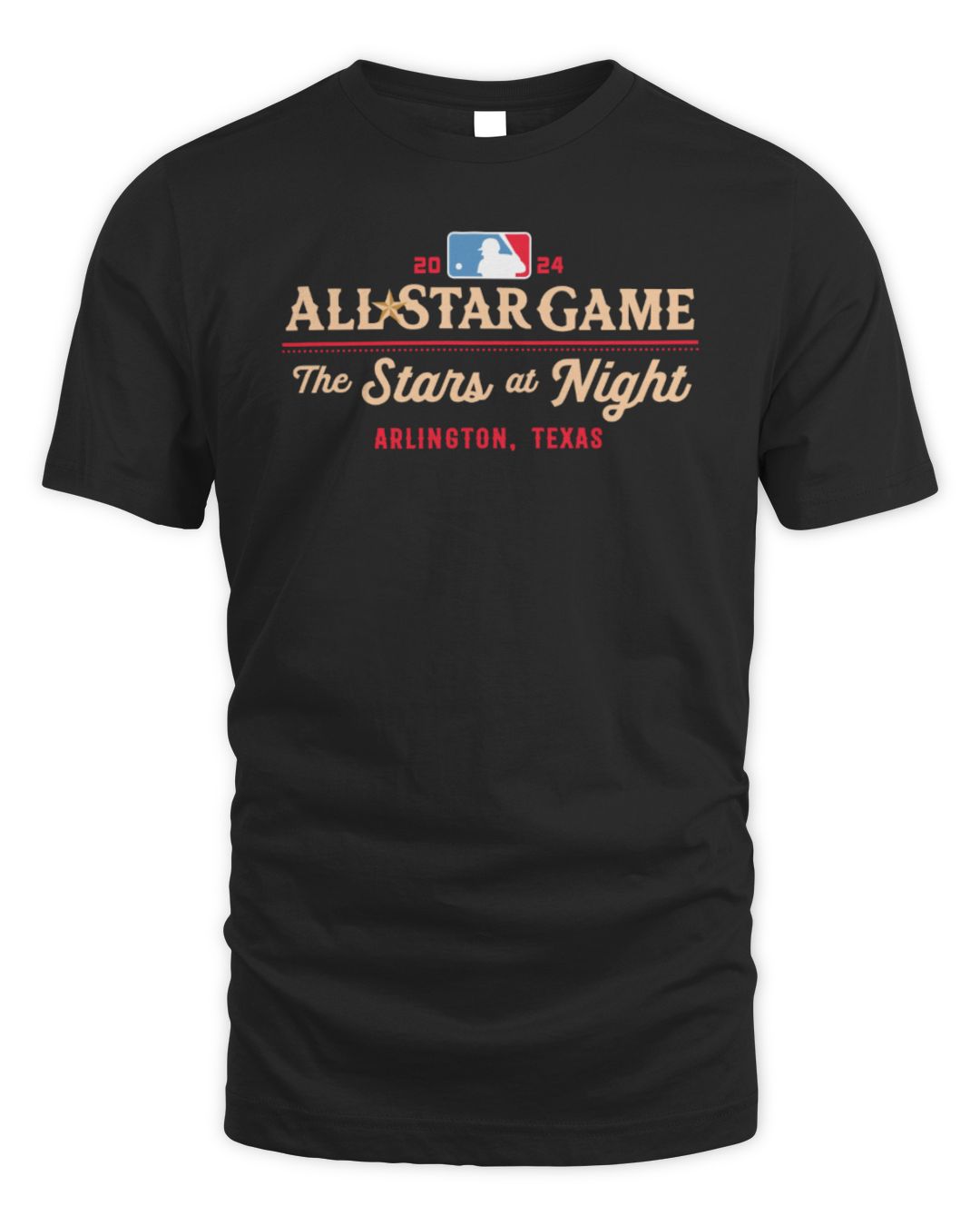Mlb Asg Merch Texas Rangers All-Star Game 2024 Stars at Night T-Shirt