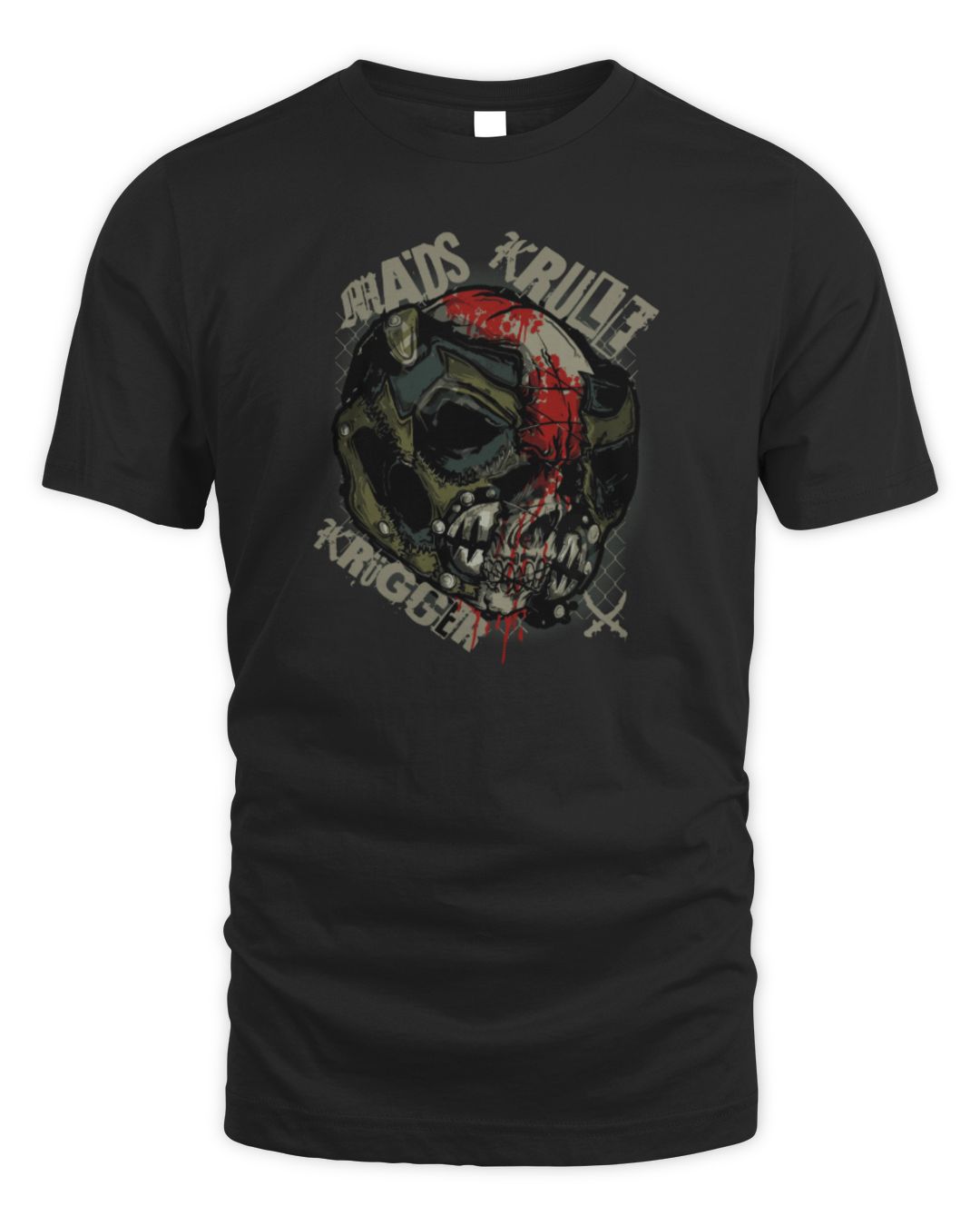 MLW Shop Mads Krule Krugger Split Skull T Shirt