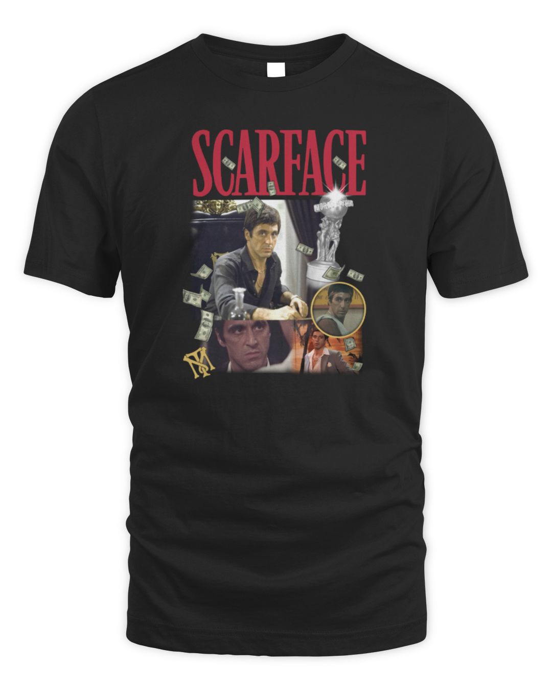 Scarface Black Movie T-Shirt