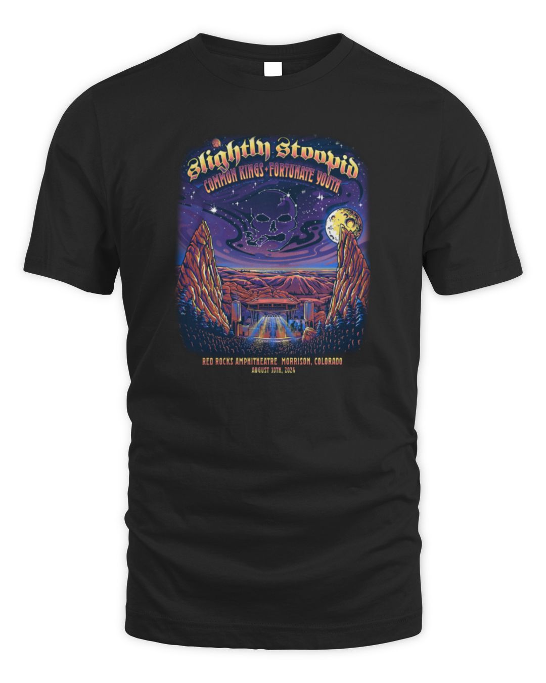 Slightly Stoopid Merch 2024 Red Rocks Event Shirt