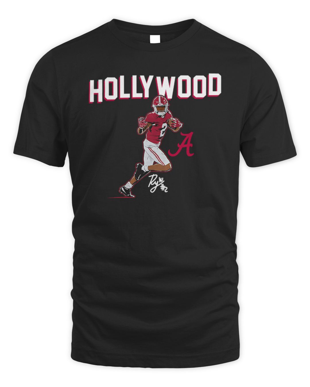 Alabama Football Merch Ryan Williams Hollywood T-Shirt