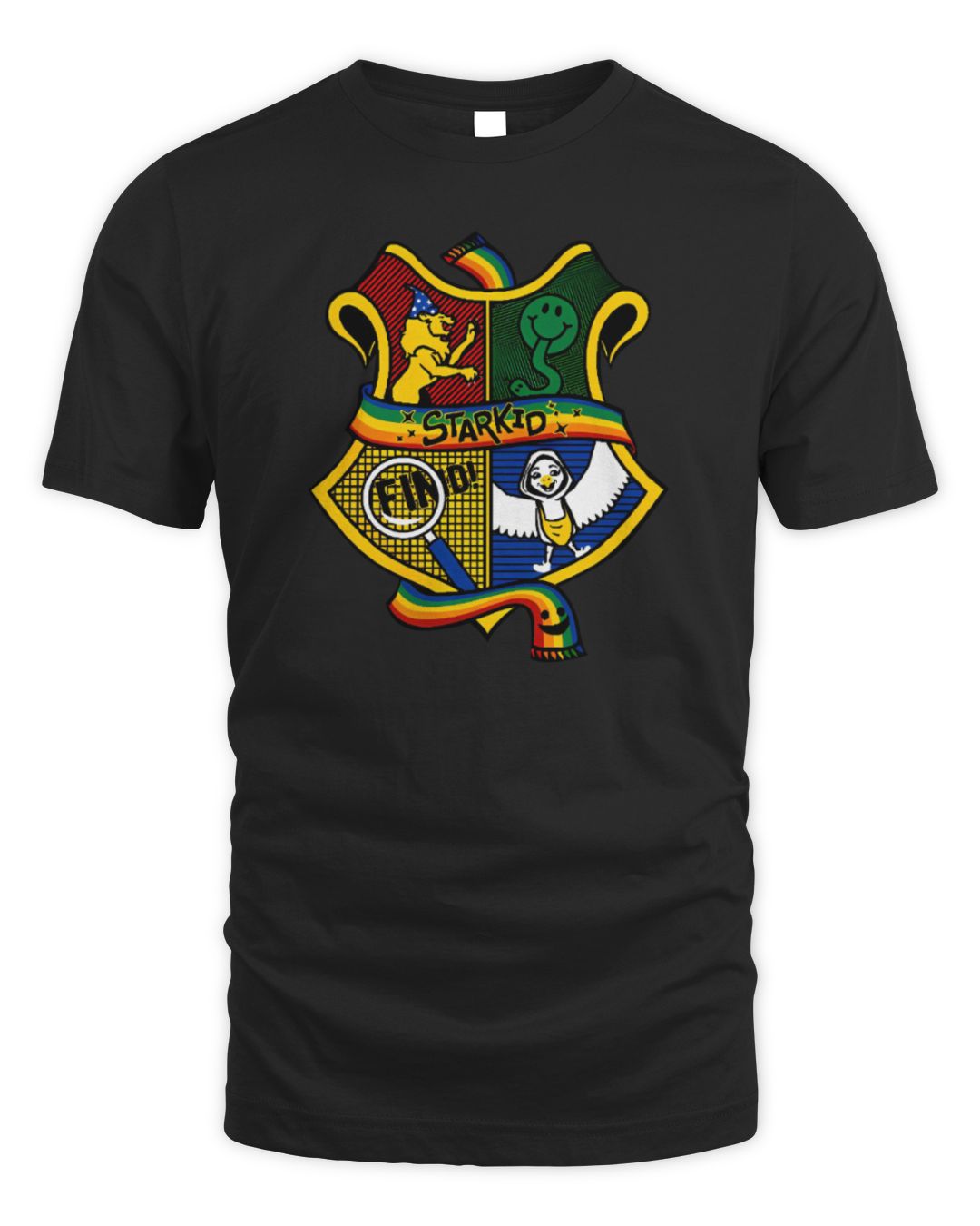 Team Starkid Merch Store StarKid 4-House Crest T-shirt