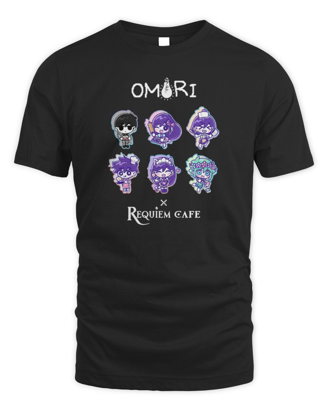 Omori Merch Omori X Requiem Cafe T-Shirt