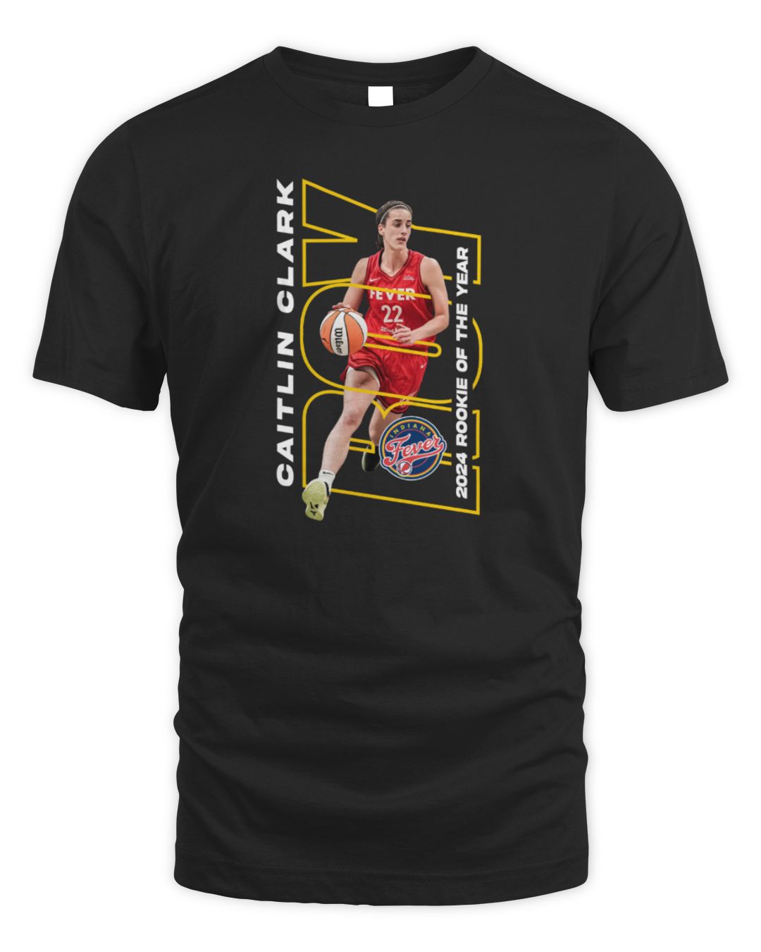 Indiana Fever Merch 2024 WNBA Rookie of the Year Caitlin Clark Shirt