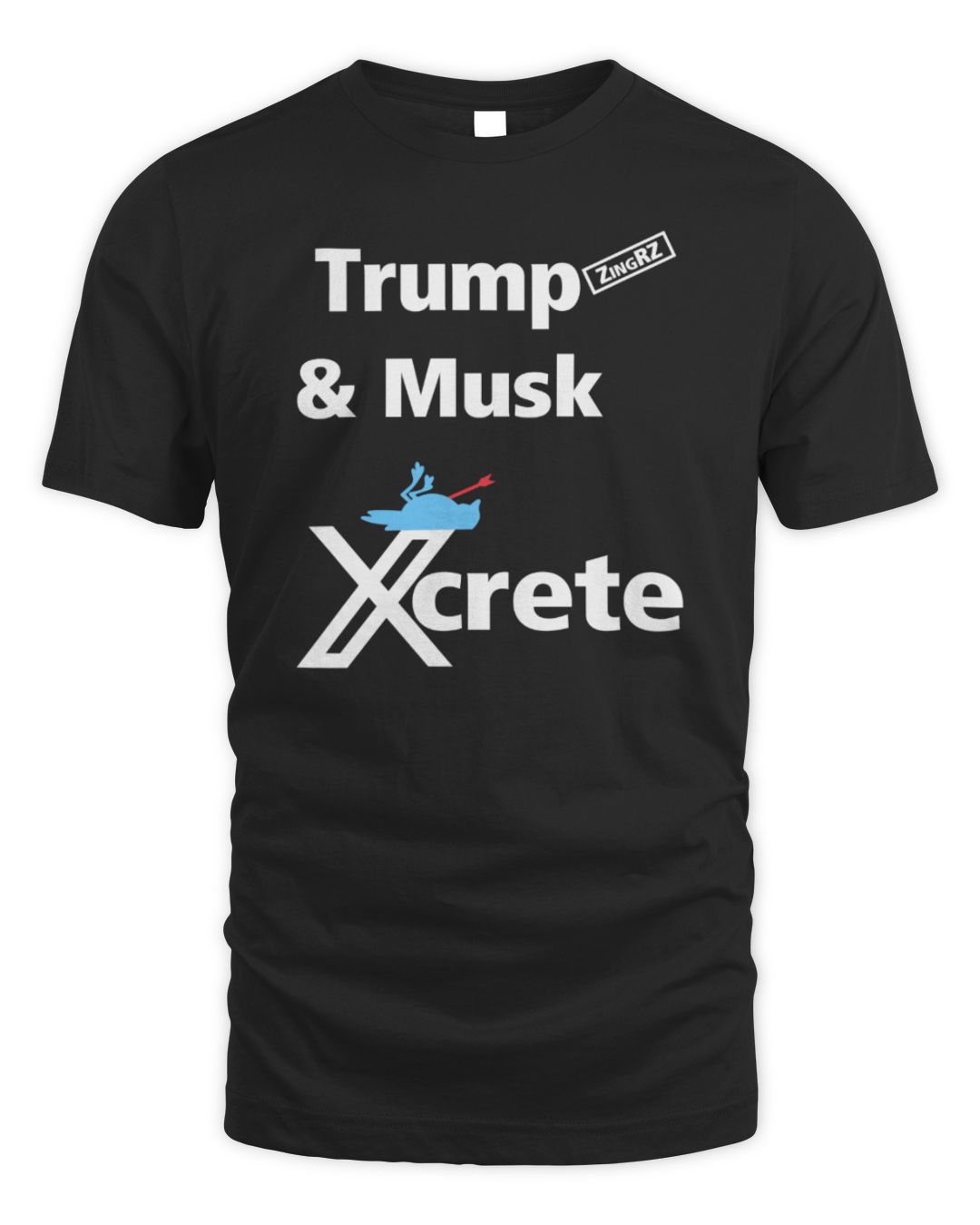Donald Trump and Elon Musk Xcrete Tee | Vecge