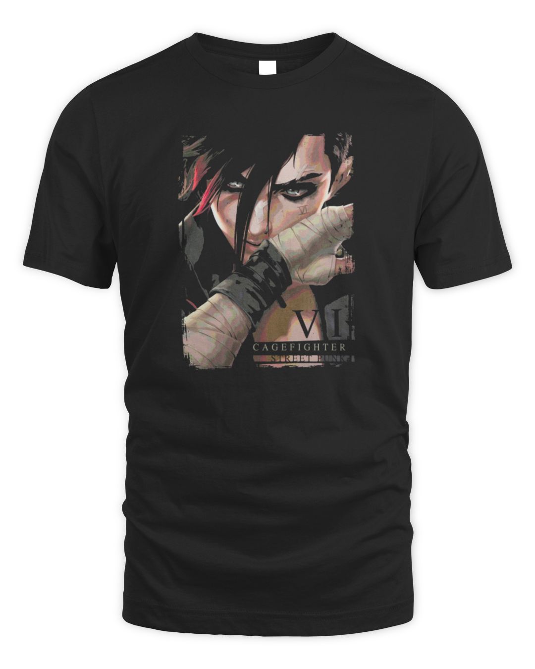 League Of Legends Merch Violet Cage Fighter Tee