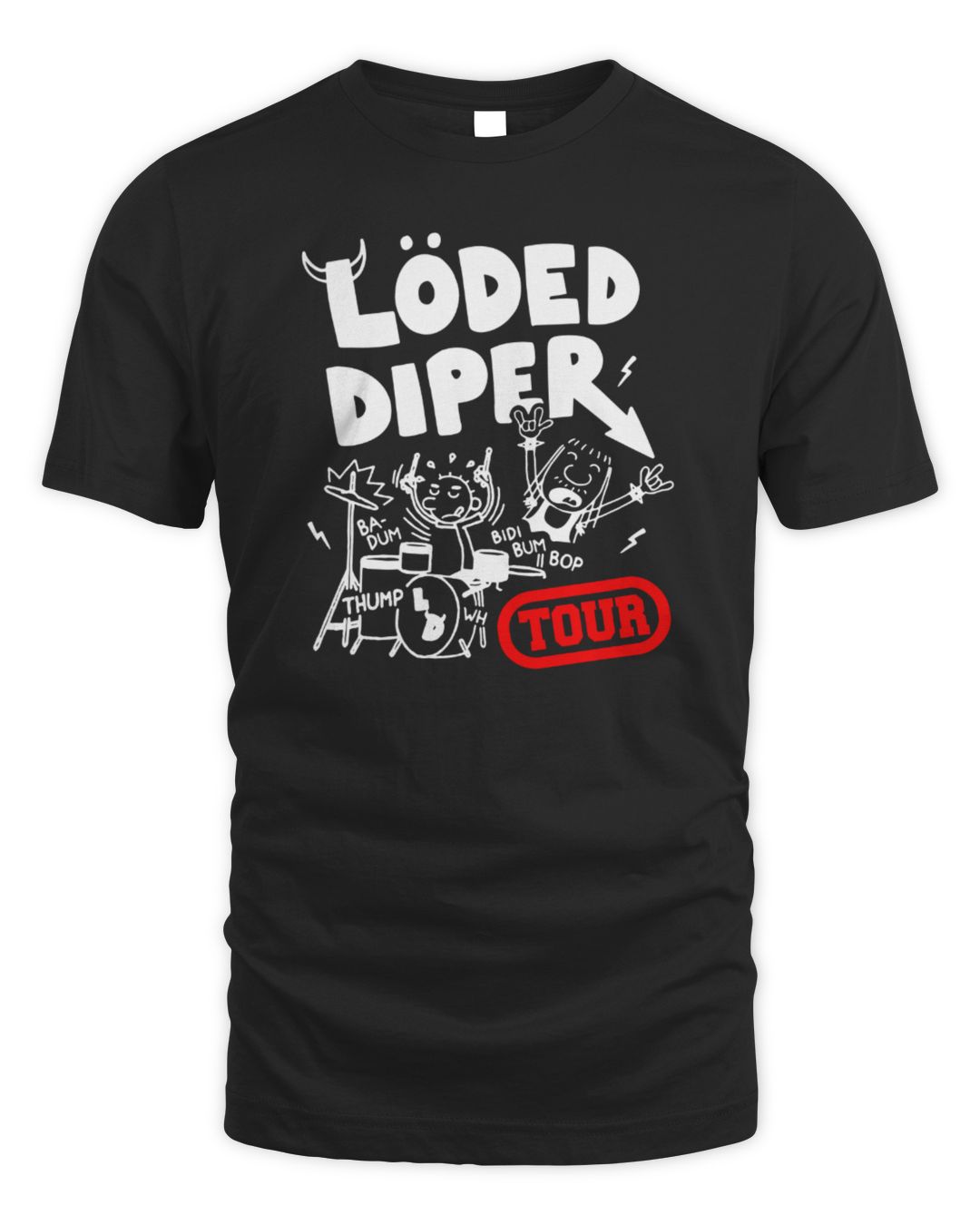 Official Loded Diper World Tour Shirt