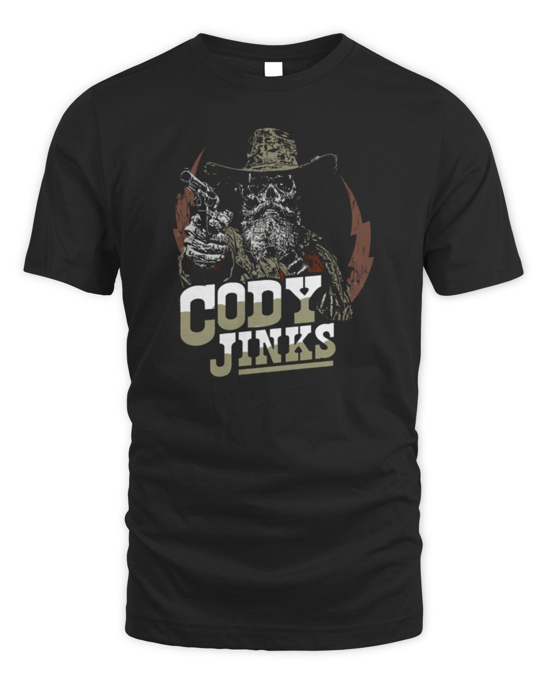 Cody Jinks Official Store CJ Cowboy Thunder T-Shirt