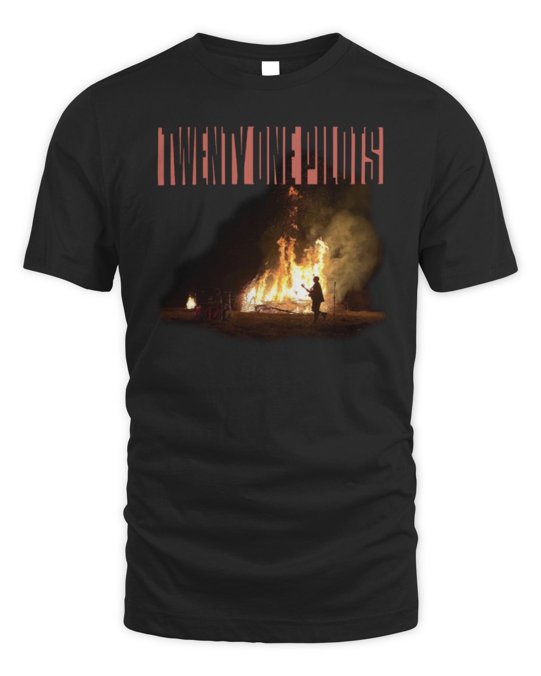 Official Twenty One Pilots Store Fire Silhouette Tee