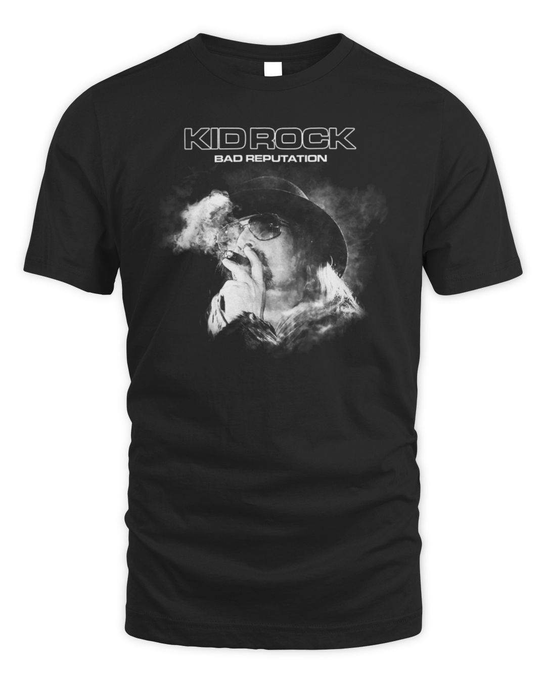Kid Rock Merch Store Bad Reputation Album Cover T Shirt