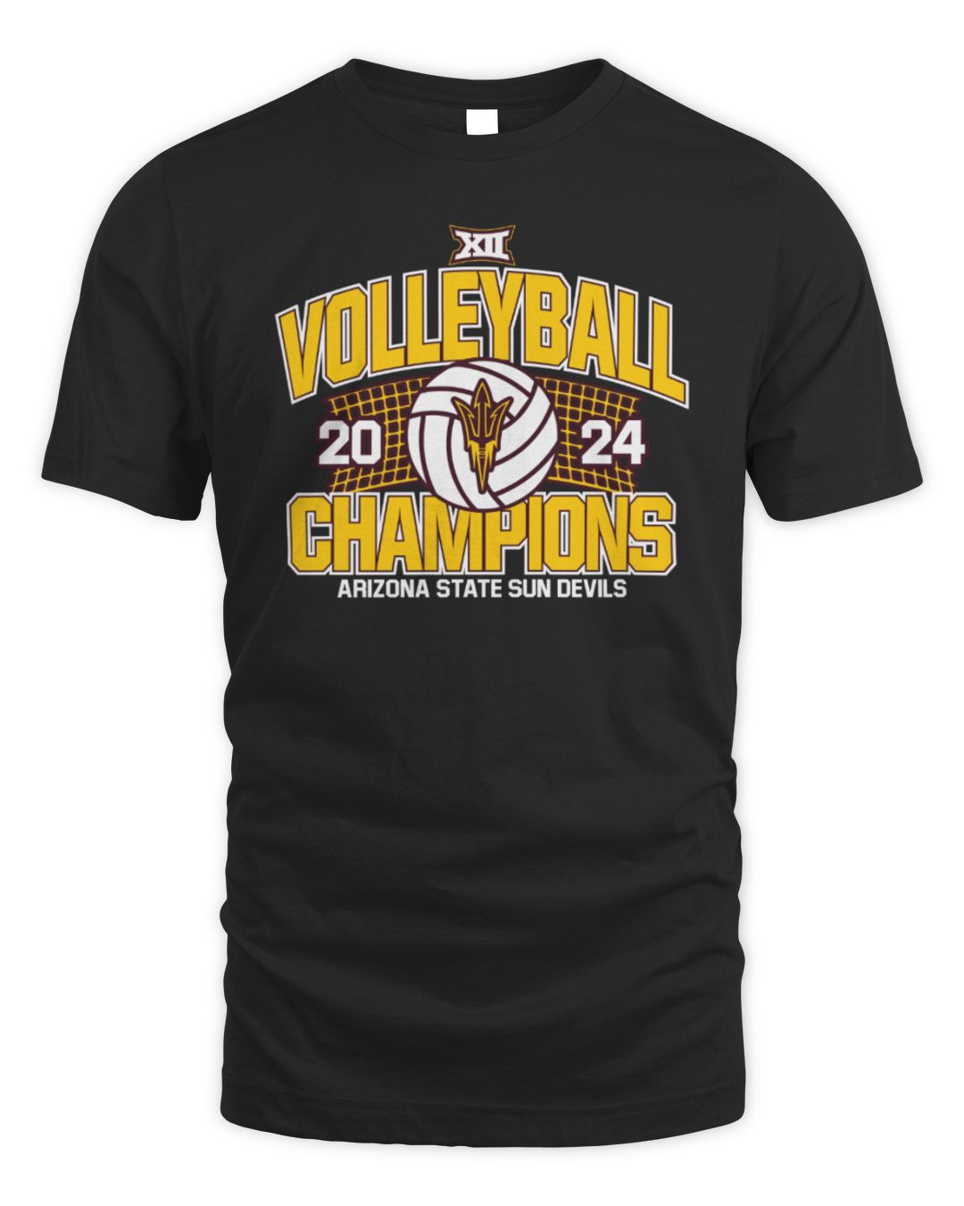 Asu Merch Sun Devil Volleyball 2024 Big 12 Regular Season Champions Shirt