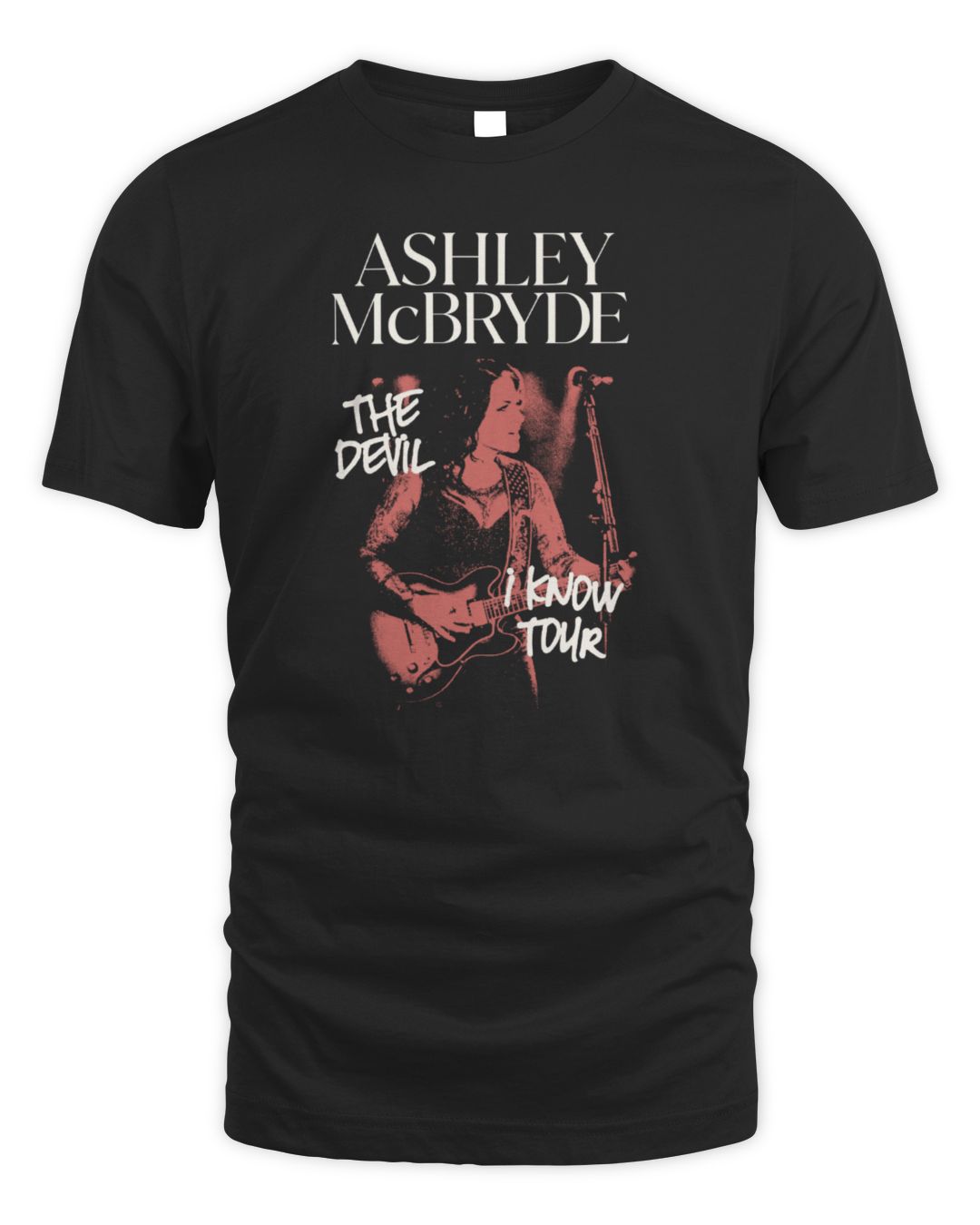 Ashley McBryde Merch Store Devil I Know Photo Tour T Shirt