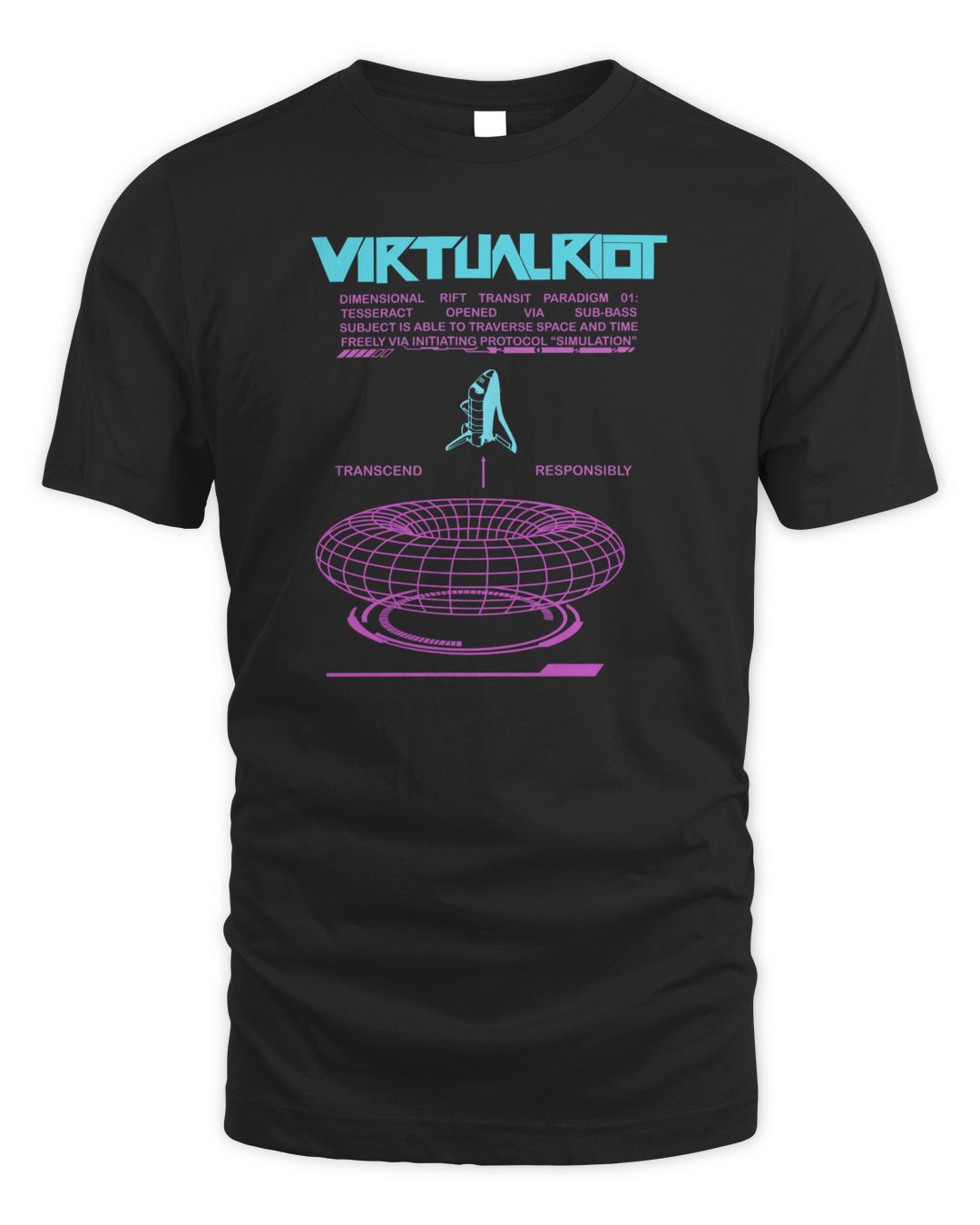 Virtual Riot Merch Vr Space Shirt