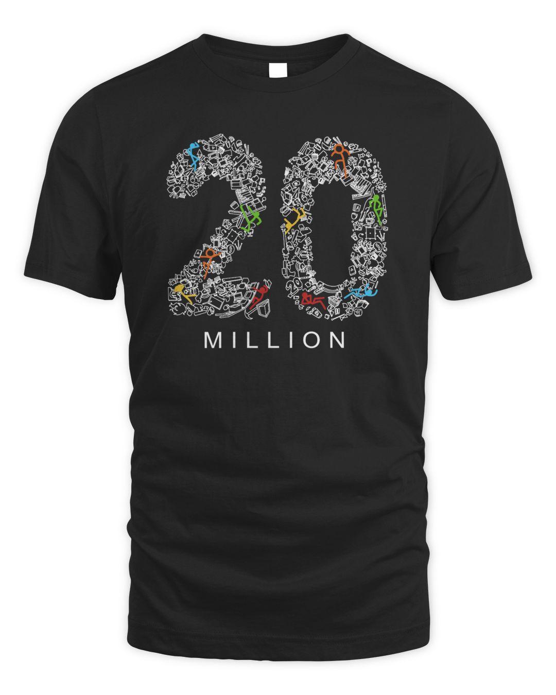 Alan Becker Merch 20 Miliion T Shirt