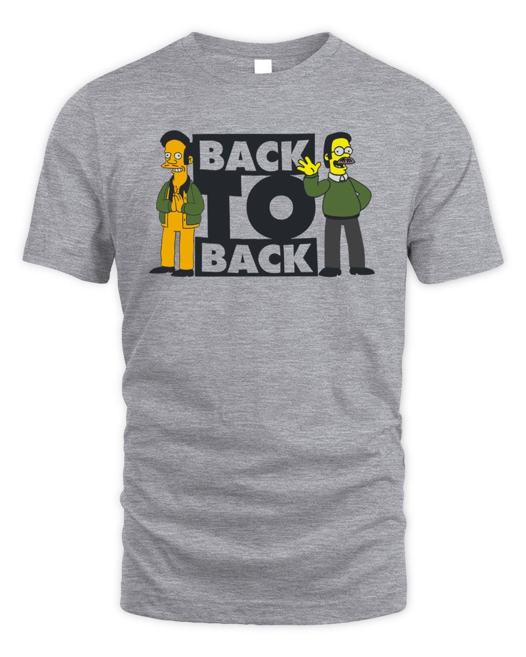 Simpsons Back To Back Shirt Vintage Simpsons Merch