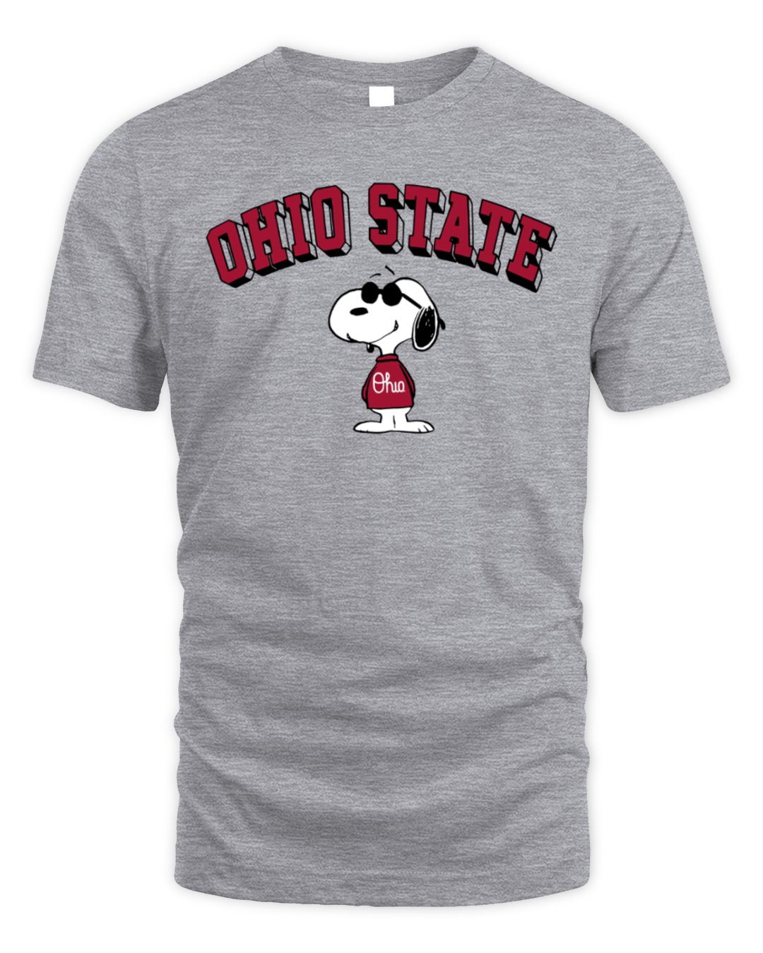 Official Peanuts Merch Peanuts x Ohio State Joe College Hoodie