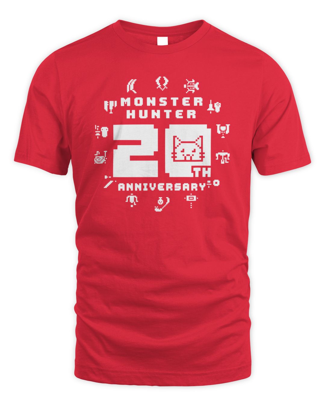 Monster Hunter 20th Anniversary Merch Monster Hunter Cute Logo Shirt ...