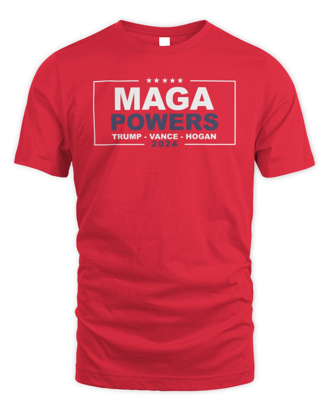 Hulk Hogan Wrestling Shop MAGA Powers Tee Shirt