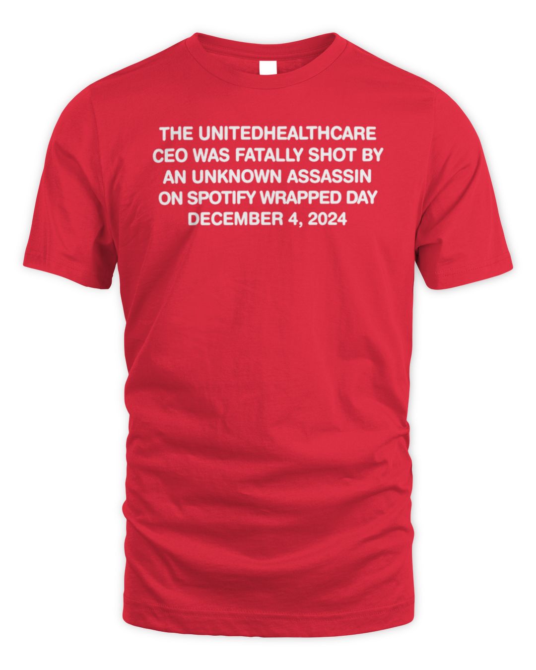 United Healthcare Ceo Spotify Wrapped 2024 Shirt | Vecge