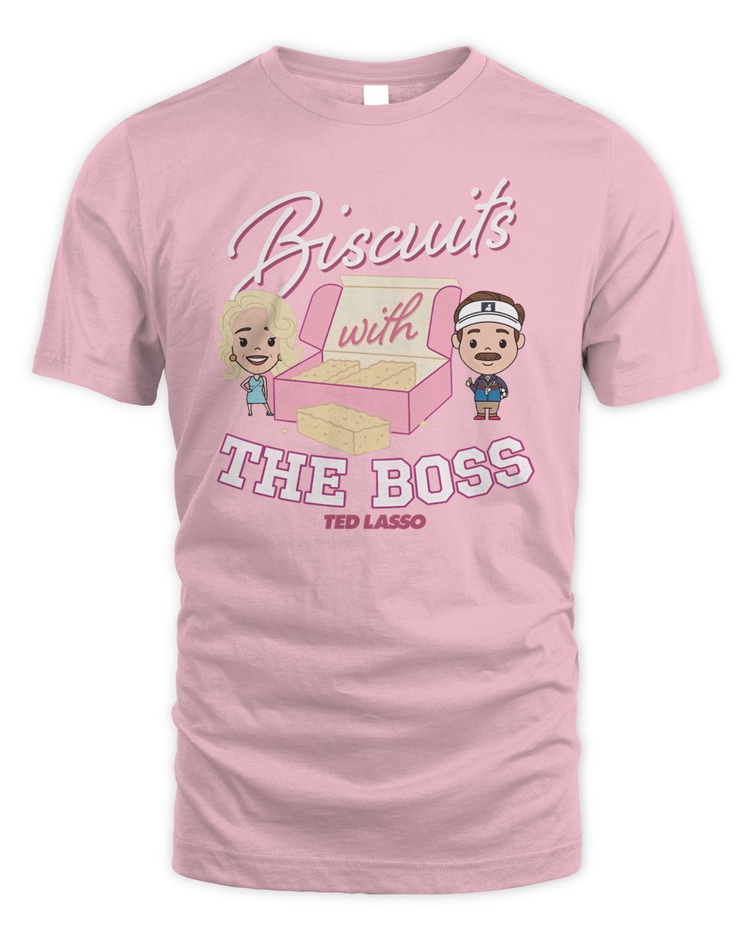 Ted Lasso Biscuits with the Boss T-shirt Warner Bros Merch