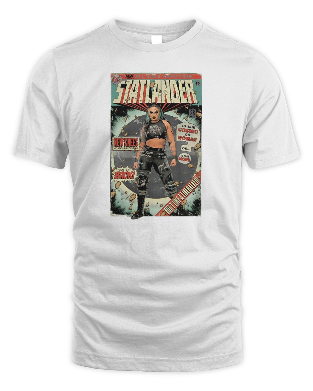 Aew Kris Statlander Stat Is Back T Shirt