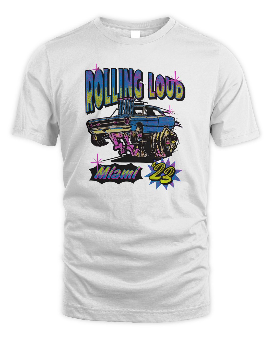 Rolling Loud Merch 2023 Miami Hydraulics Lineup T Shirt