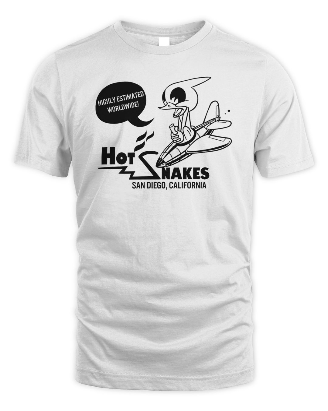 Hot Snakes Merch Highly Estimated Worldwide T Shirt