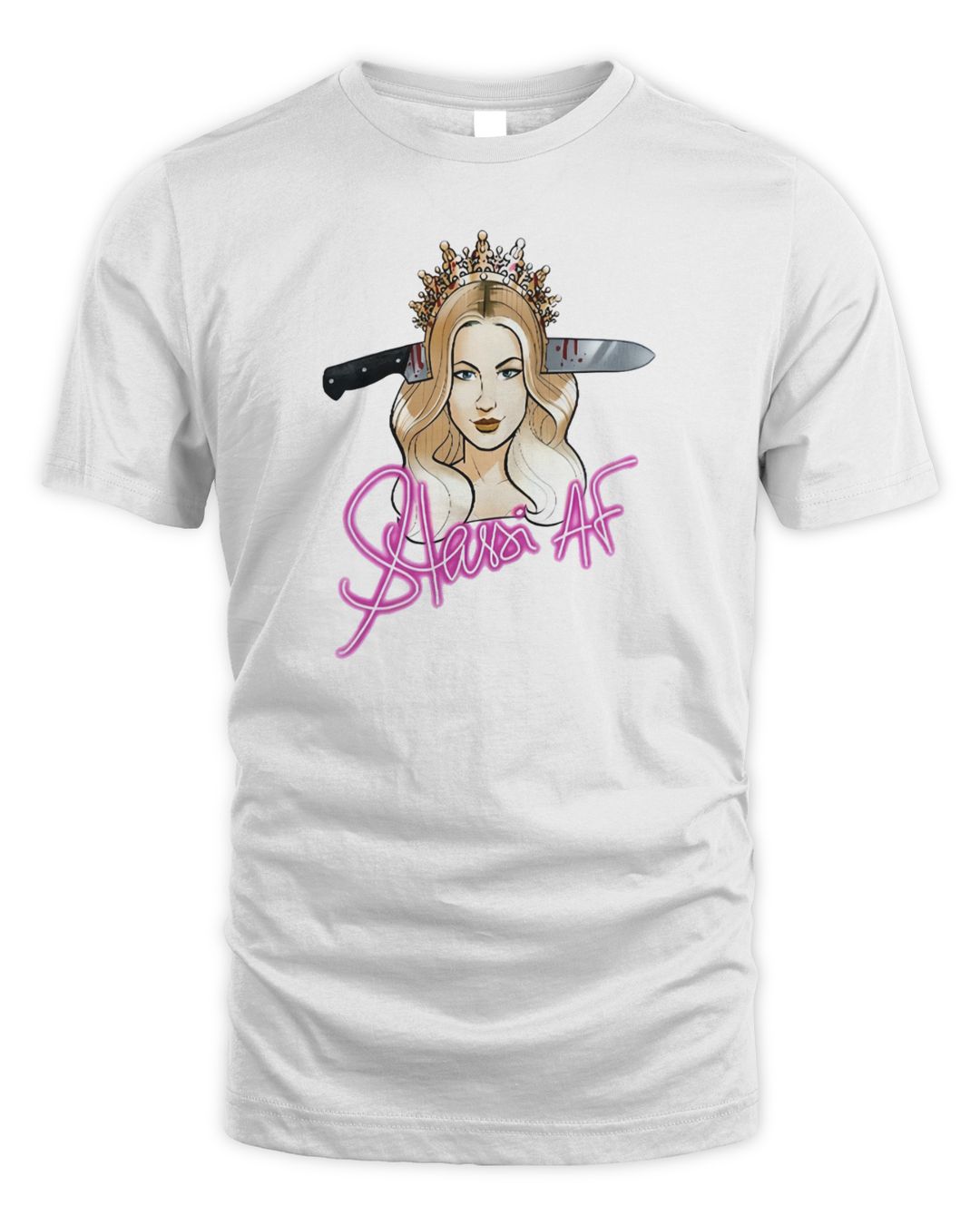 Stassi Schroeder Merch Stassi AF Crown Rolled T-Shirt