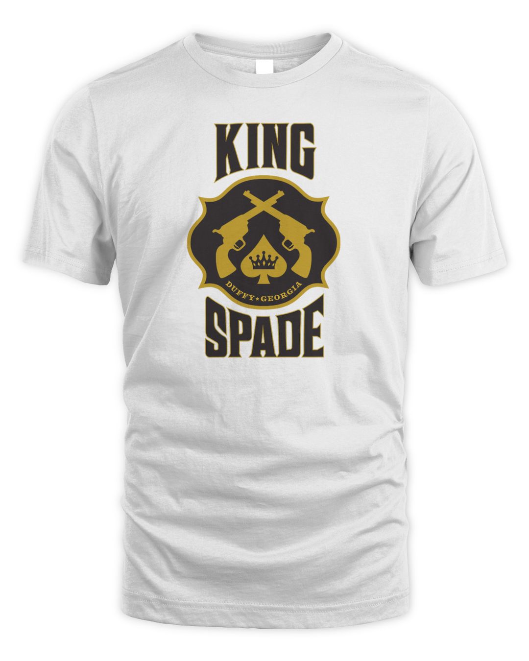 Duffy Gaver King Spade Logo T Shirt Pro Wrestling Tees Duffy Gaver Merch