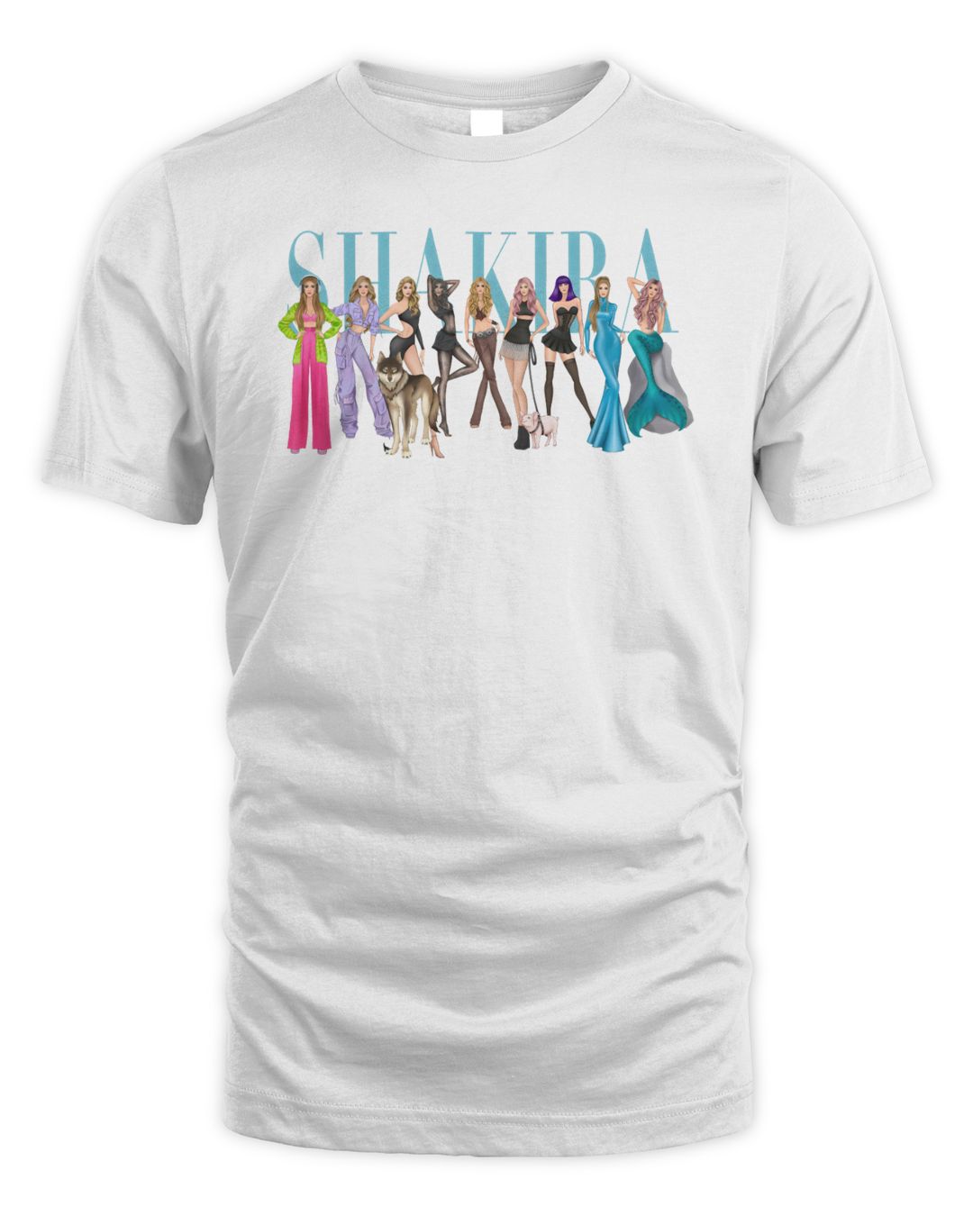 Shakira New Merch Iconic Looks Shirt