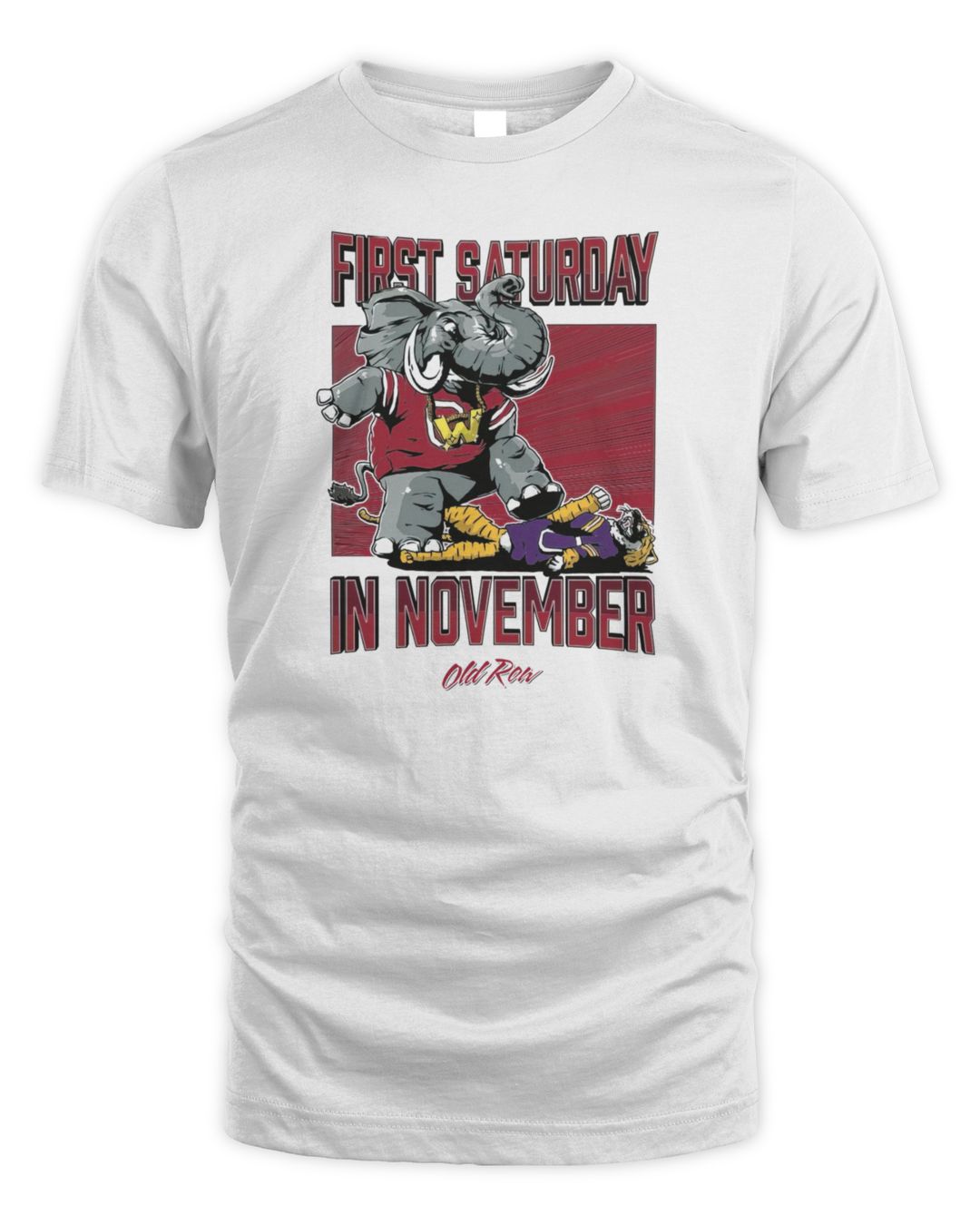 Alabama Beat Lsu First Saturday Elephant Football Shirt Old Row